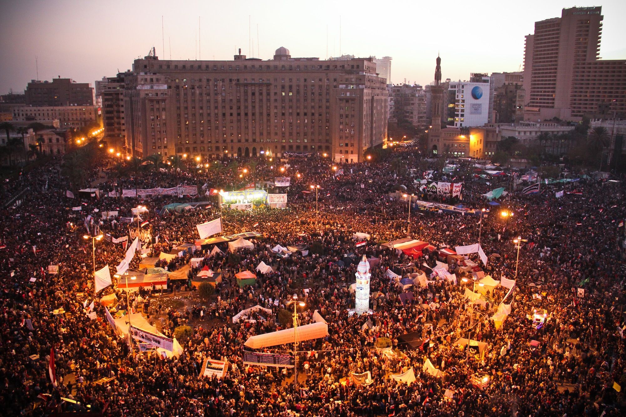 Arab Spring Revolutions In Progress: Freedom and Dignity Still in High ...